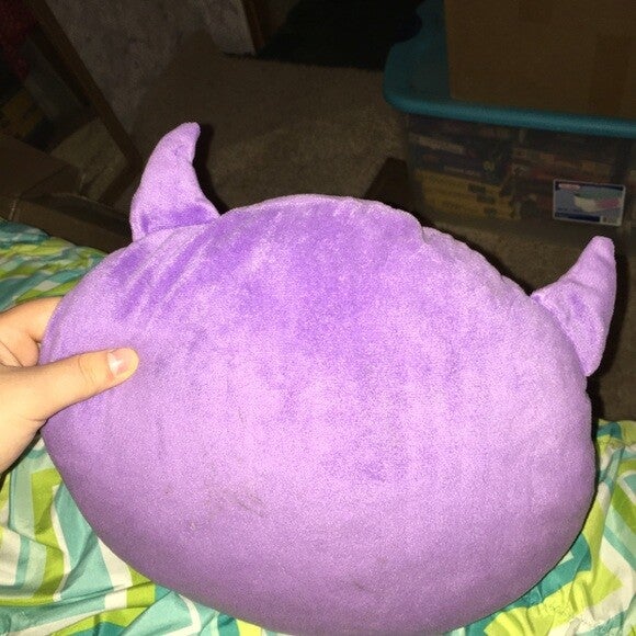 Devil Emoji Pillow