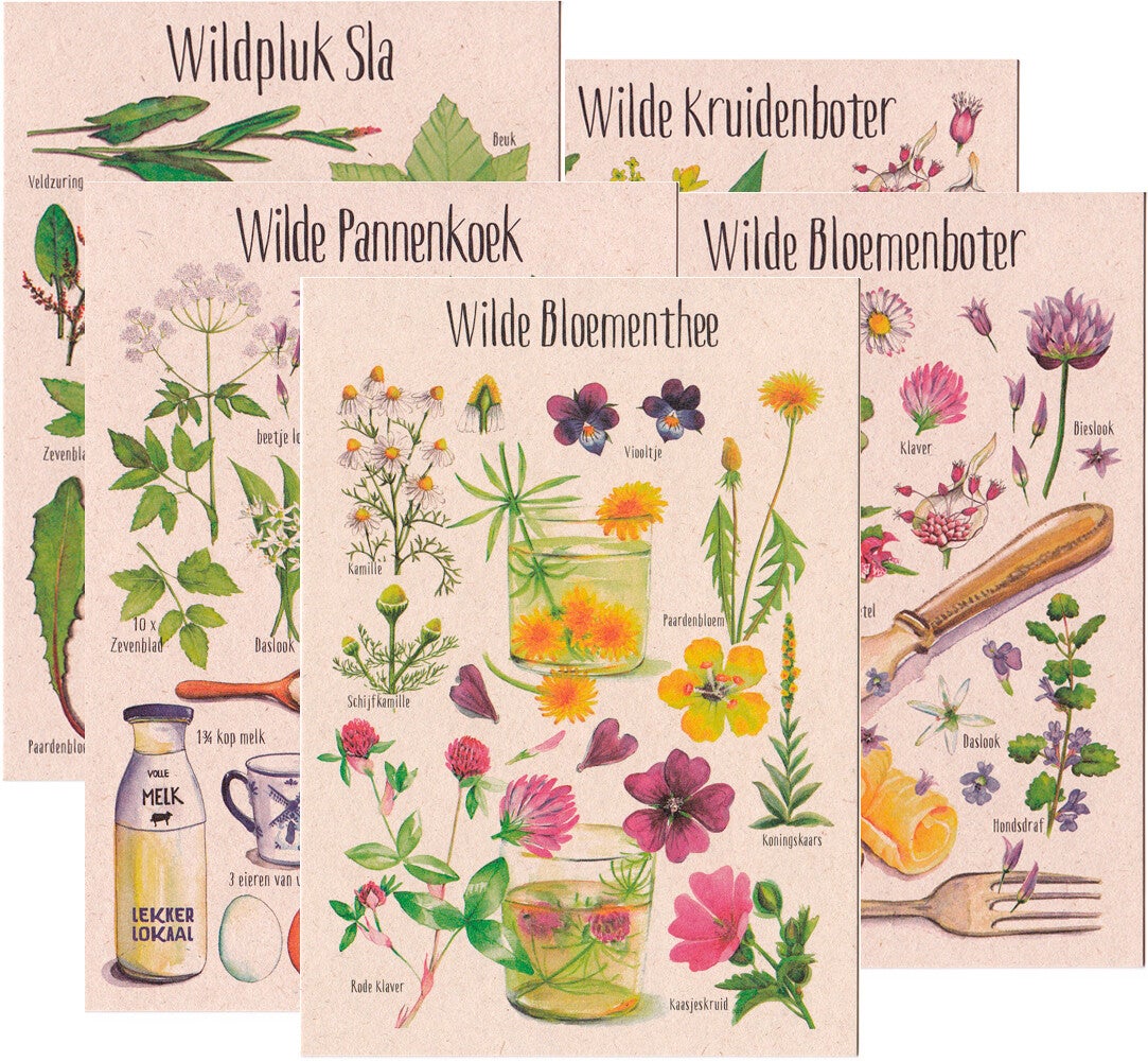 wildplukken wildpluk recepten wildpluk poster wildplukkaart minigids ...