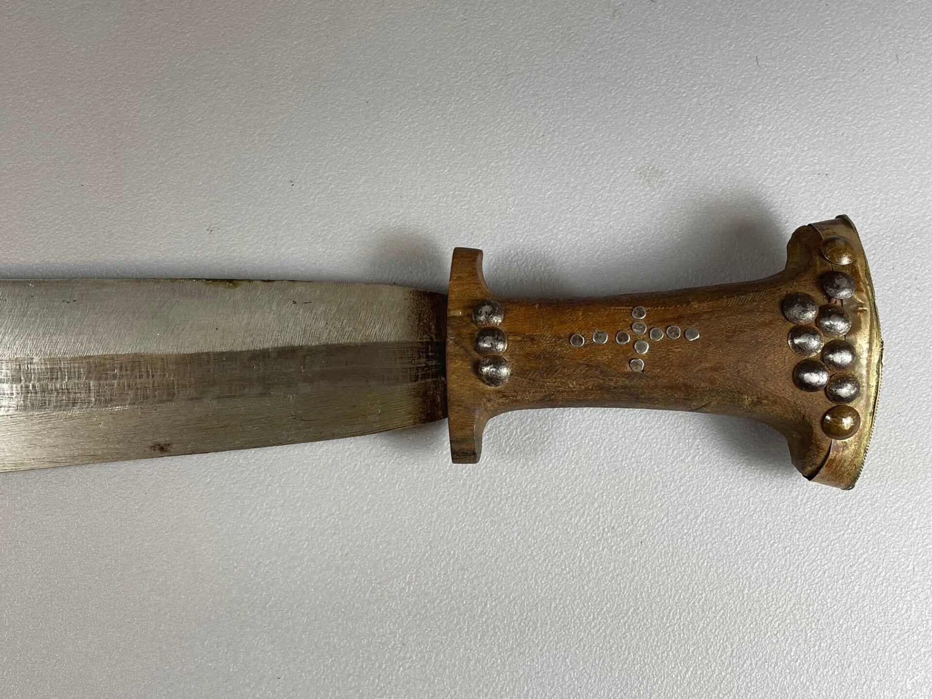 210603 - Tribal used Old African Ethiopian Afar Jile or dagger ...