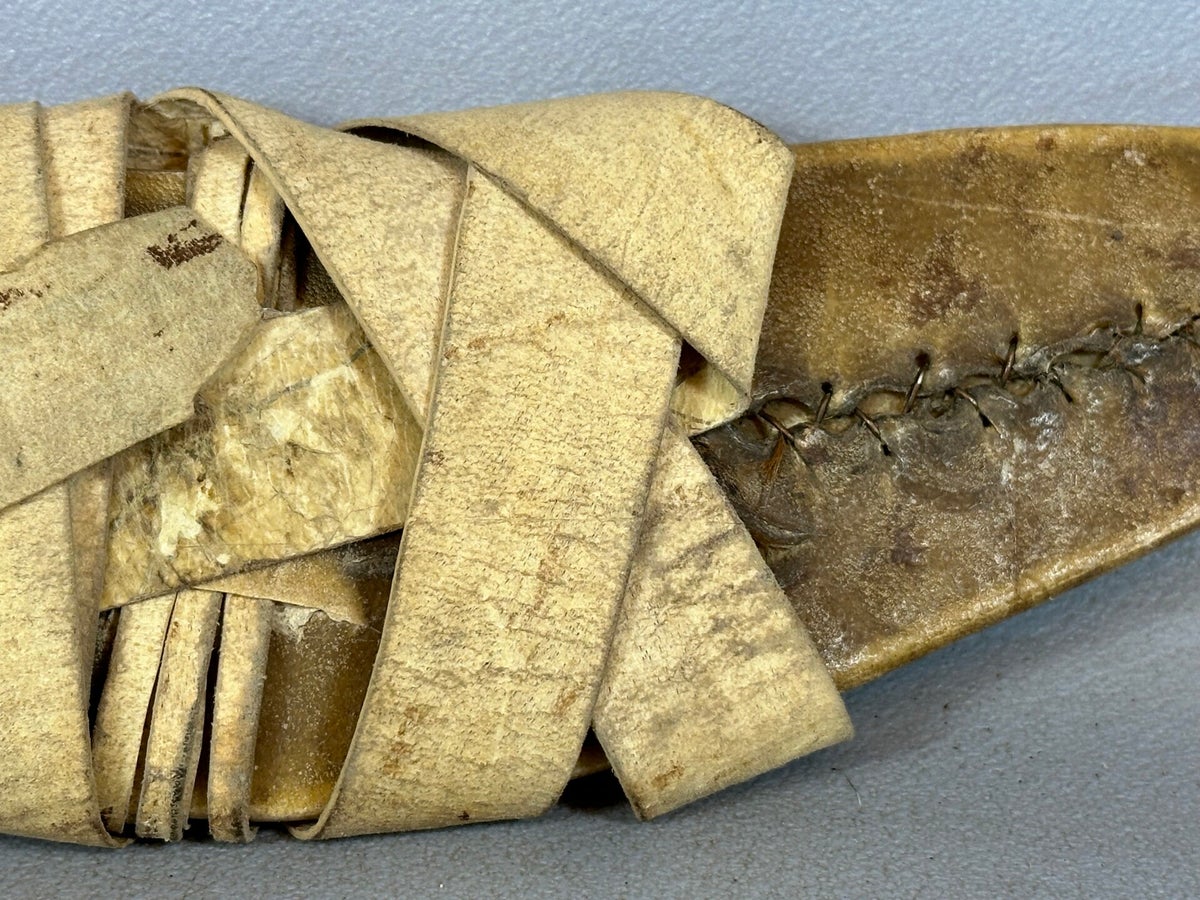 240739 - African Ethiopian Afar sword or dagger with leather case ...