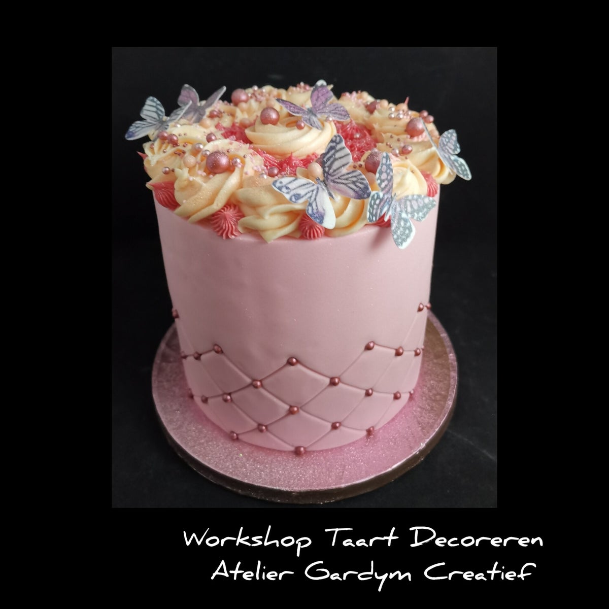 05/03/2022 - Workshop Taarten Decoreren - Spuittechnieken & Vlinders ...