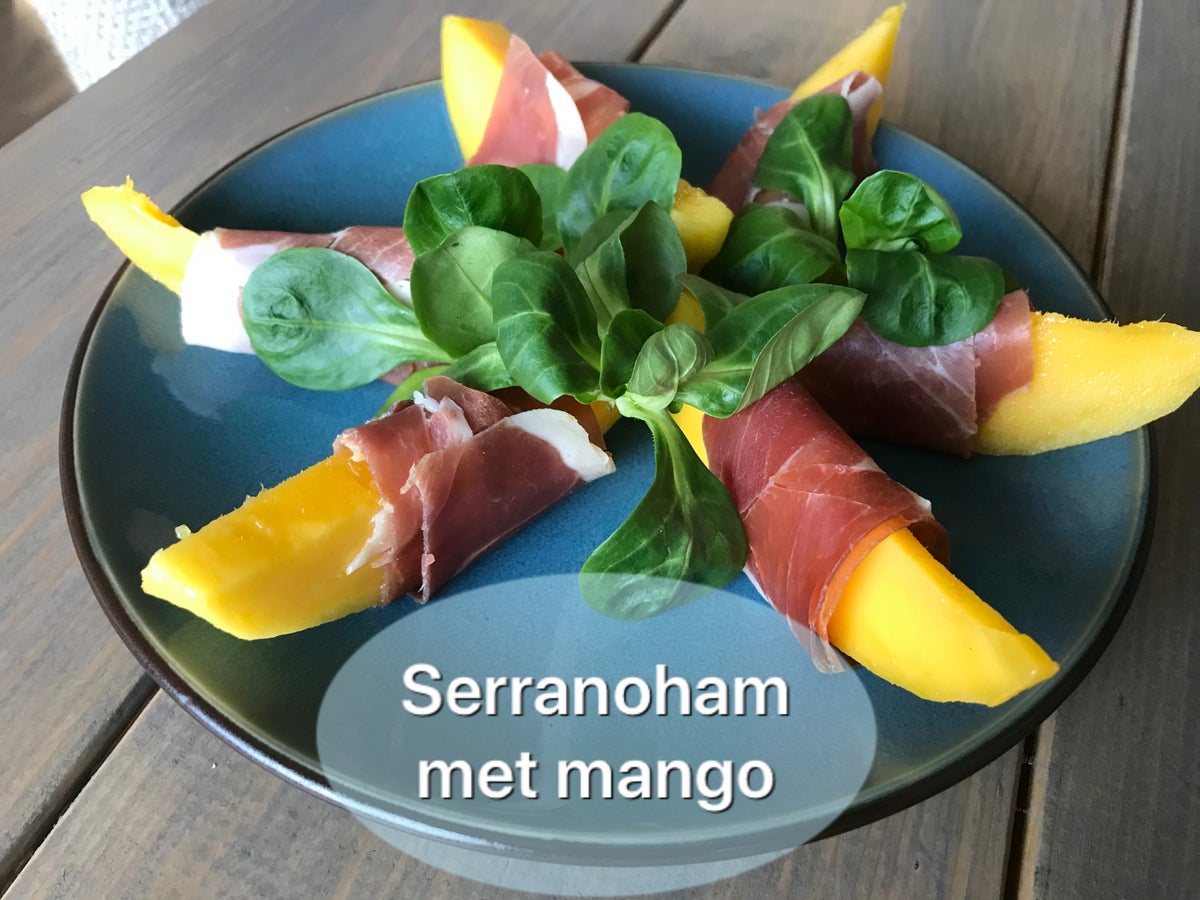 Mango met serranoham / Tapas / Recepten | Janna's kitchen