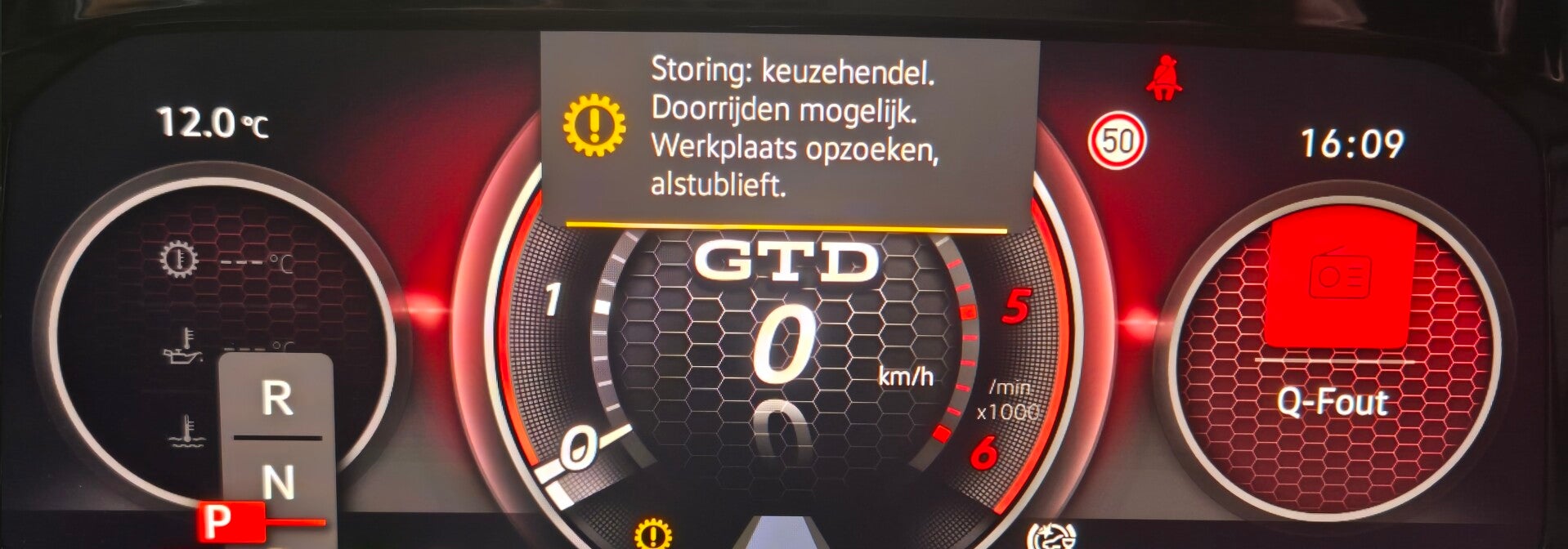 Keuzehendel storing reparatie, oa. Vw Golf 8