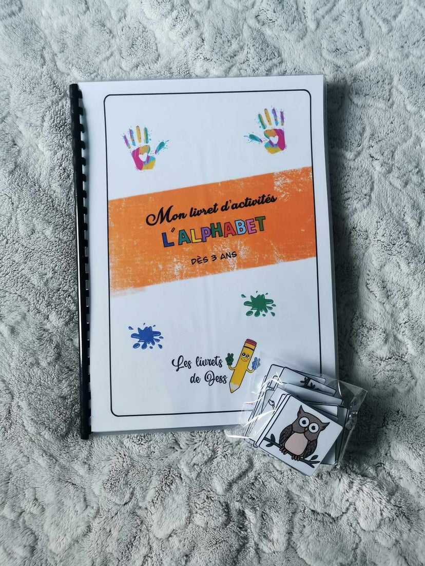 livret alphabet / Boutique livrets apprentissage | Jess déco & bois