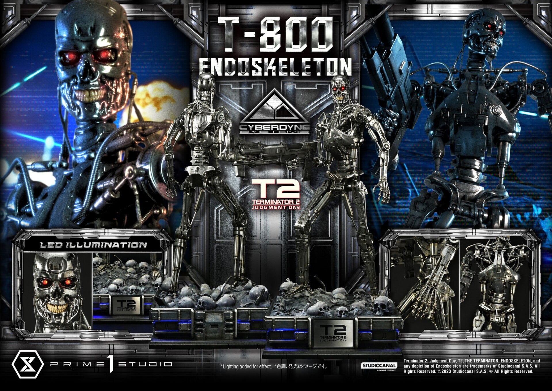 Prime 1 Studio MMT2-01DXS: T-800 ENDOSKELETON DX | www.hannahlistudio.com