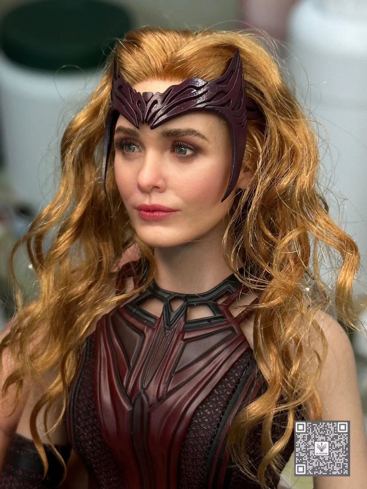 1/6 Custom Wanda Headsculpt and 1/6 crown | www.hannahlistudio.com