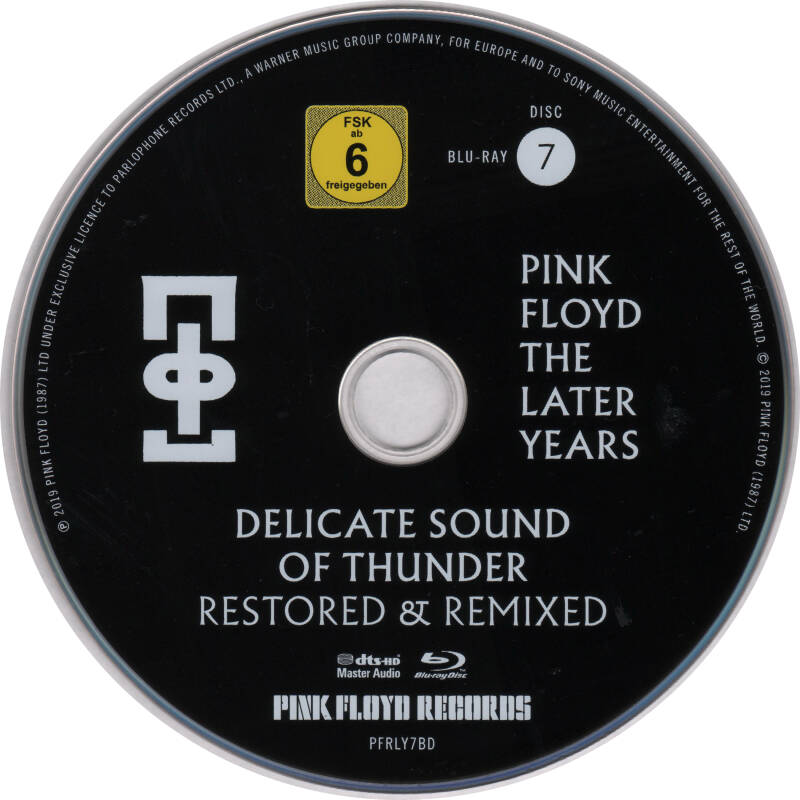 Blu-ray & DVD / 2019 - The Later Years (1987-2019) / Pink Floyd | johndewit