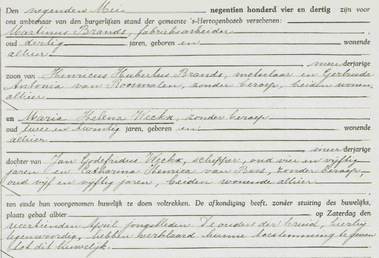 Maria Helena Weckx / 5e generatie Nederland / Generaties Nederland ...