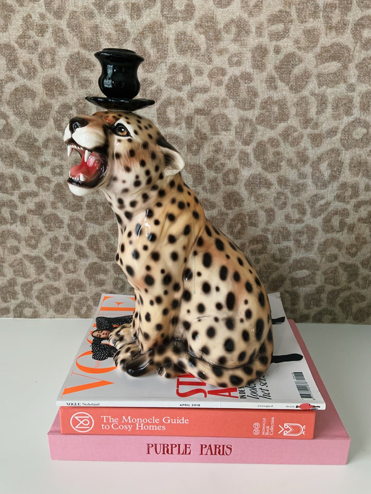 PANTER LUIPAARD BEHANG BEIGE