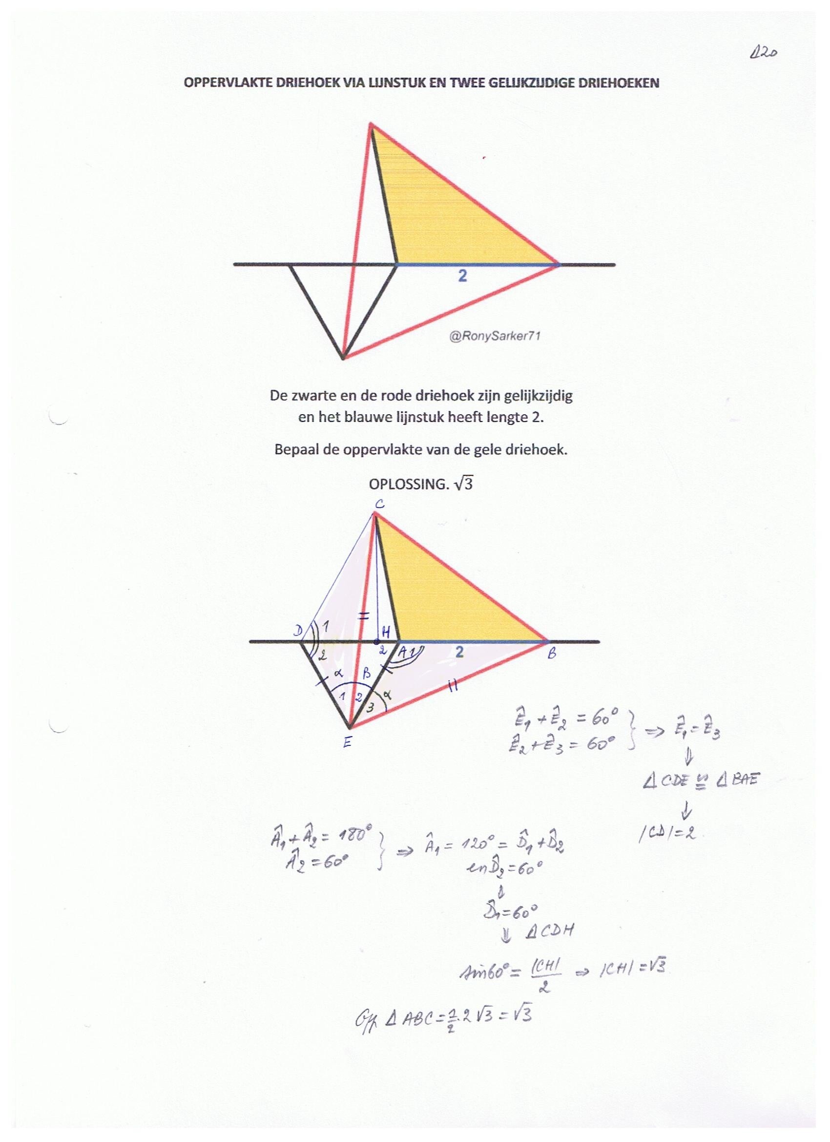 OPLOSSING 20 | Driehoeken