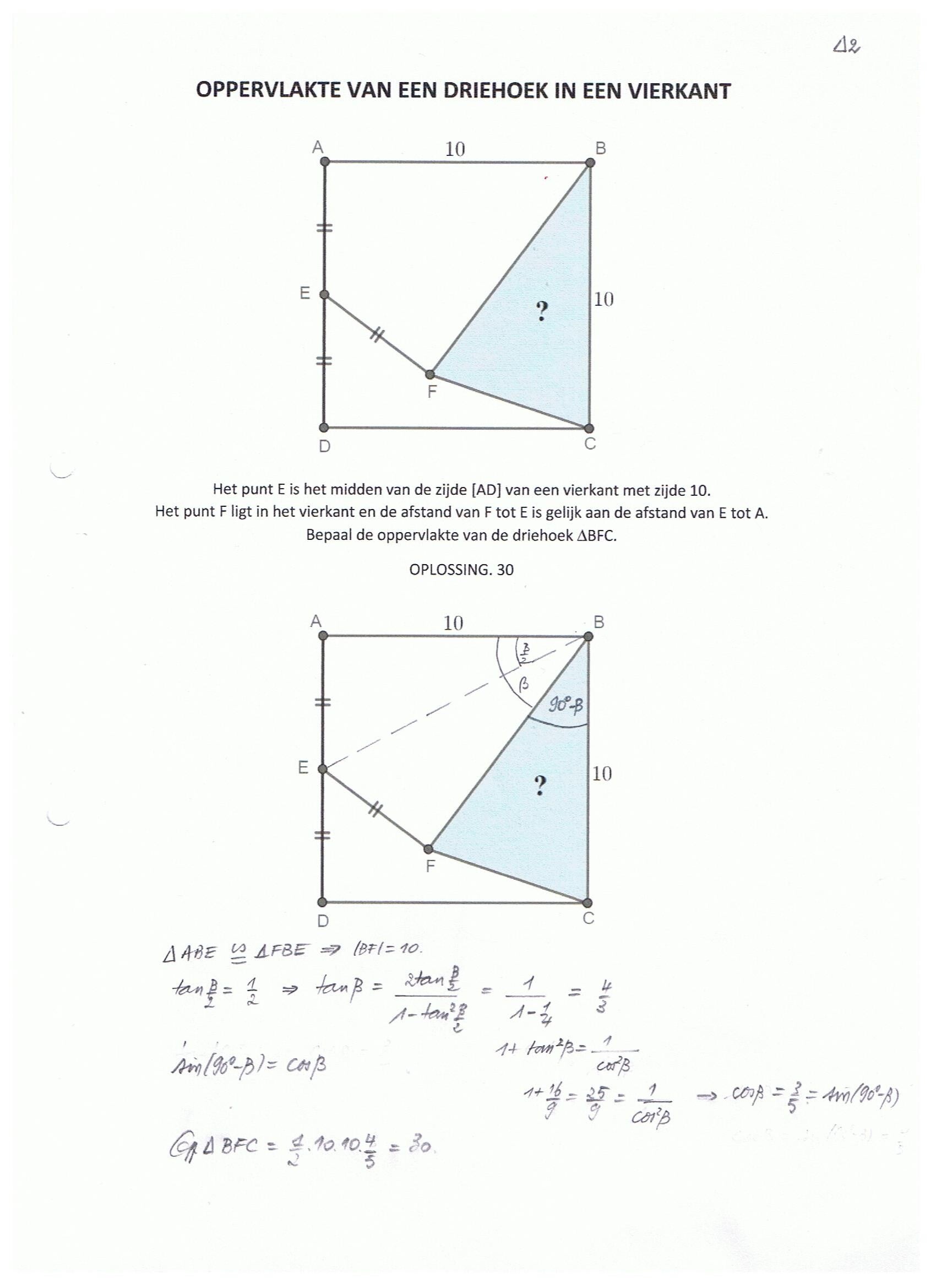 OPLOSSING 2 | Driehoeken