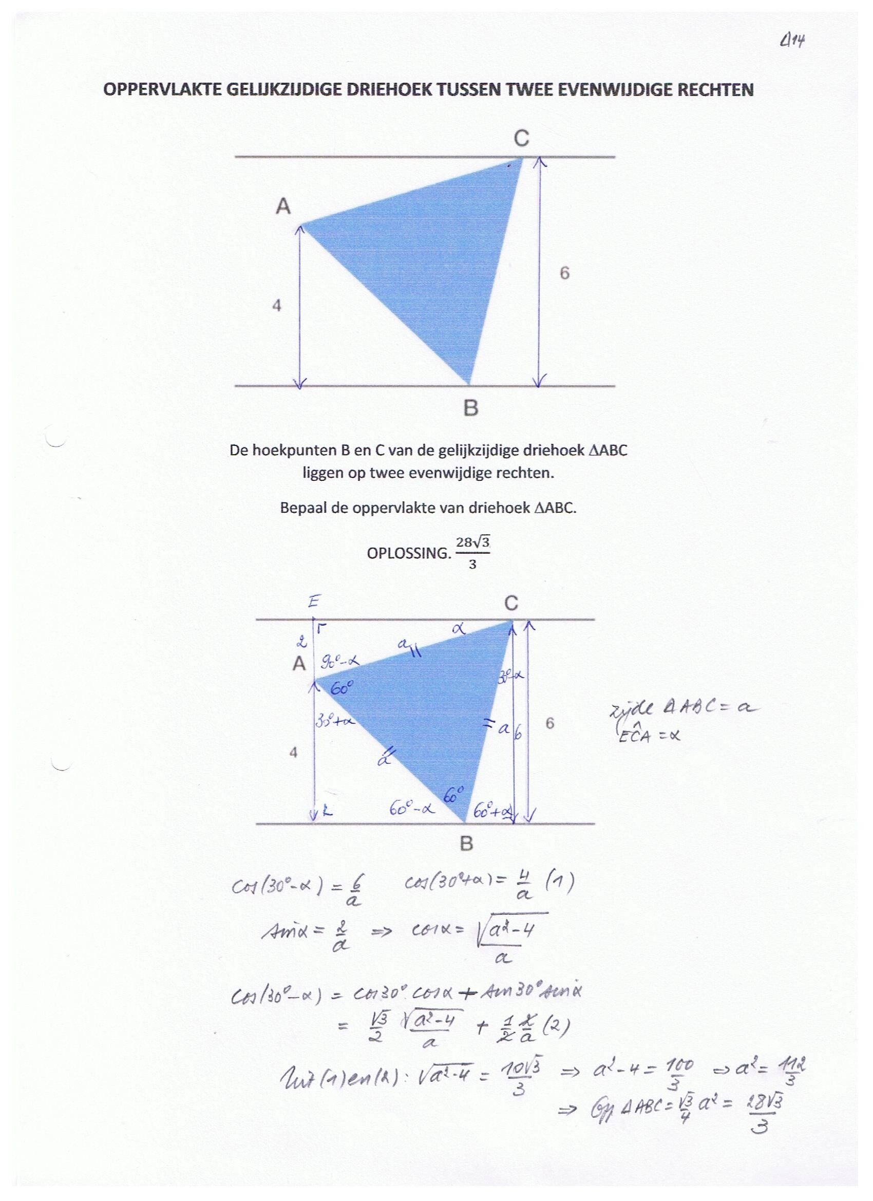 OPLOSSING 14 | Driehoeken