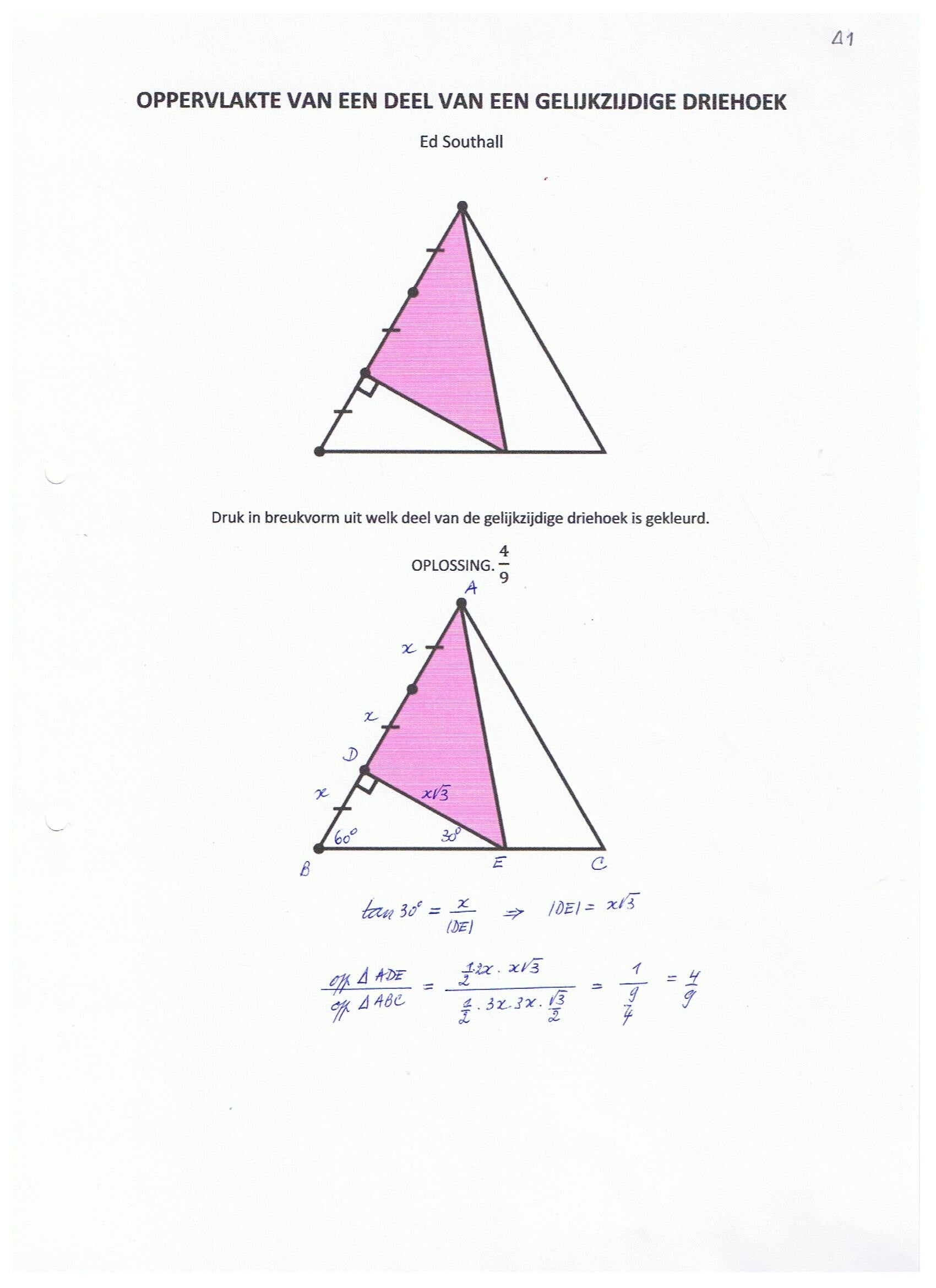 OPLOSSING 1 | Driehoeken