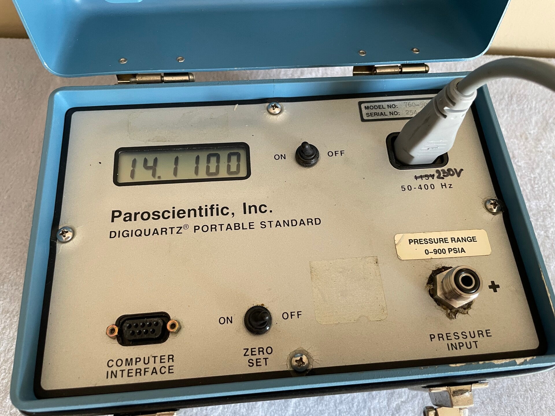 Paroscientific 760 - 0..900 psia | CoBo Engineering