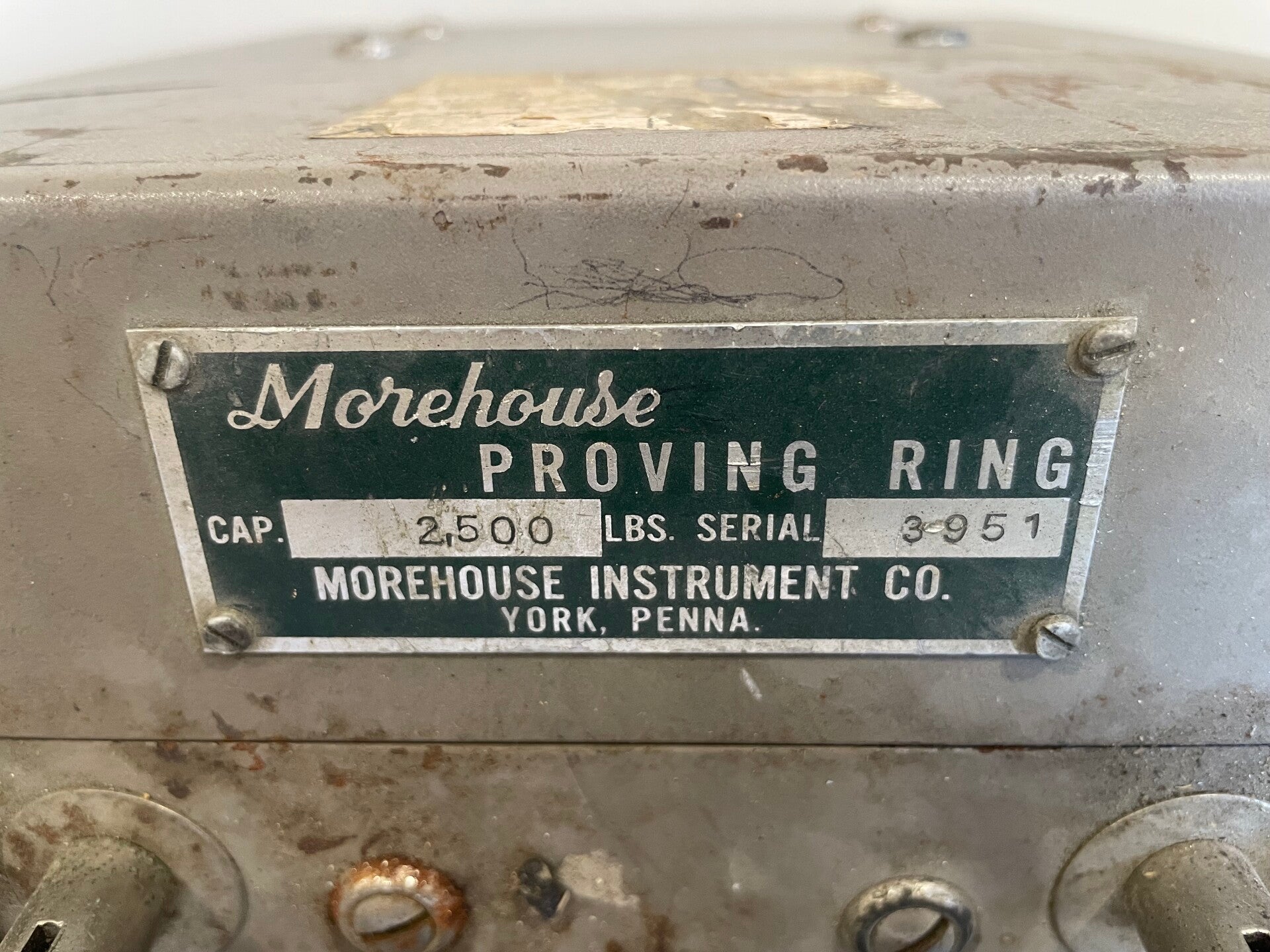 Morehouse - Proving Ring - 2500 lbs | CoBo Engineering