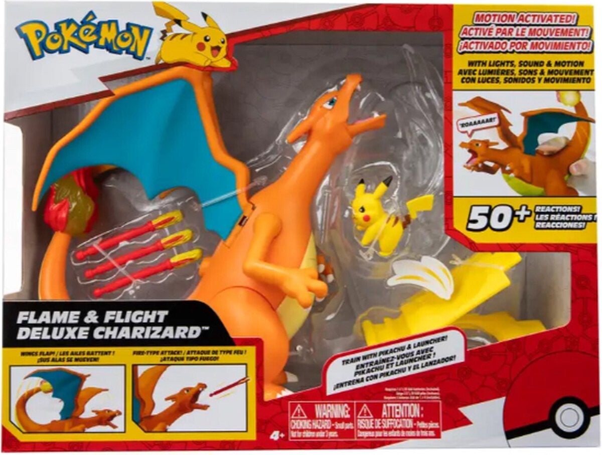 Pokemon Interactive Deluxe Action Figure Charizard - 15 cm ...