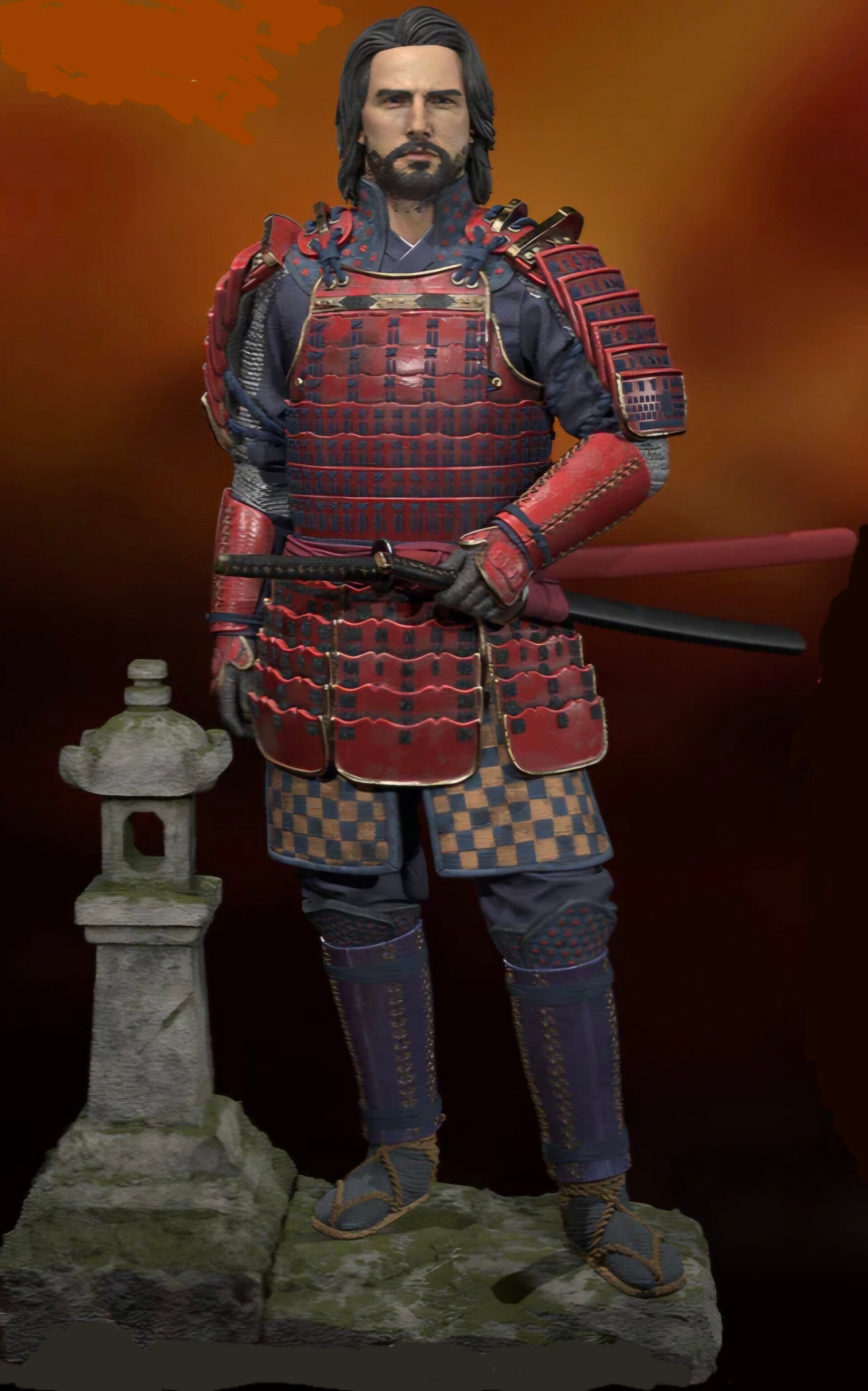 Tom Cruise as Nathan Algren (on base) in THE LAST SAMURAI | SCALE 3D WORLD