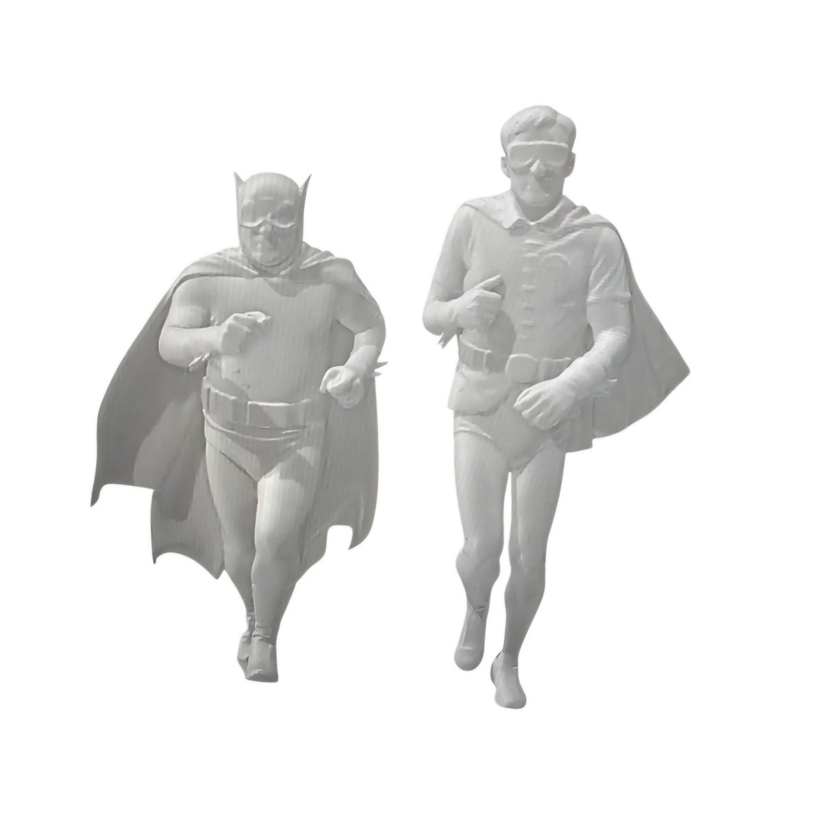 David Jason (Del Boy) as Batman & Nicolas Lyndhurst (Rodney) as Robin ...