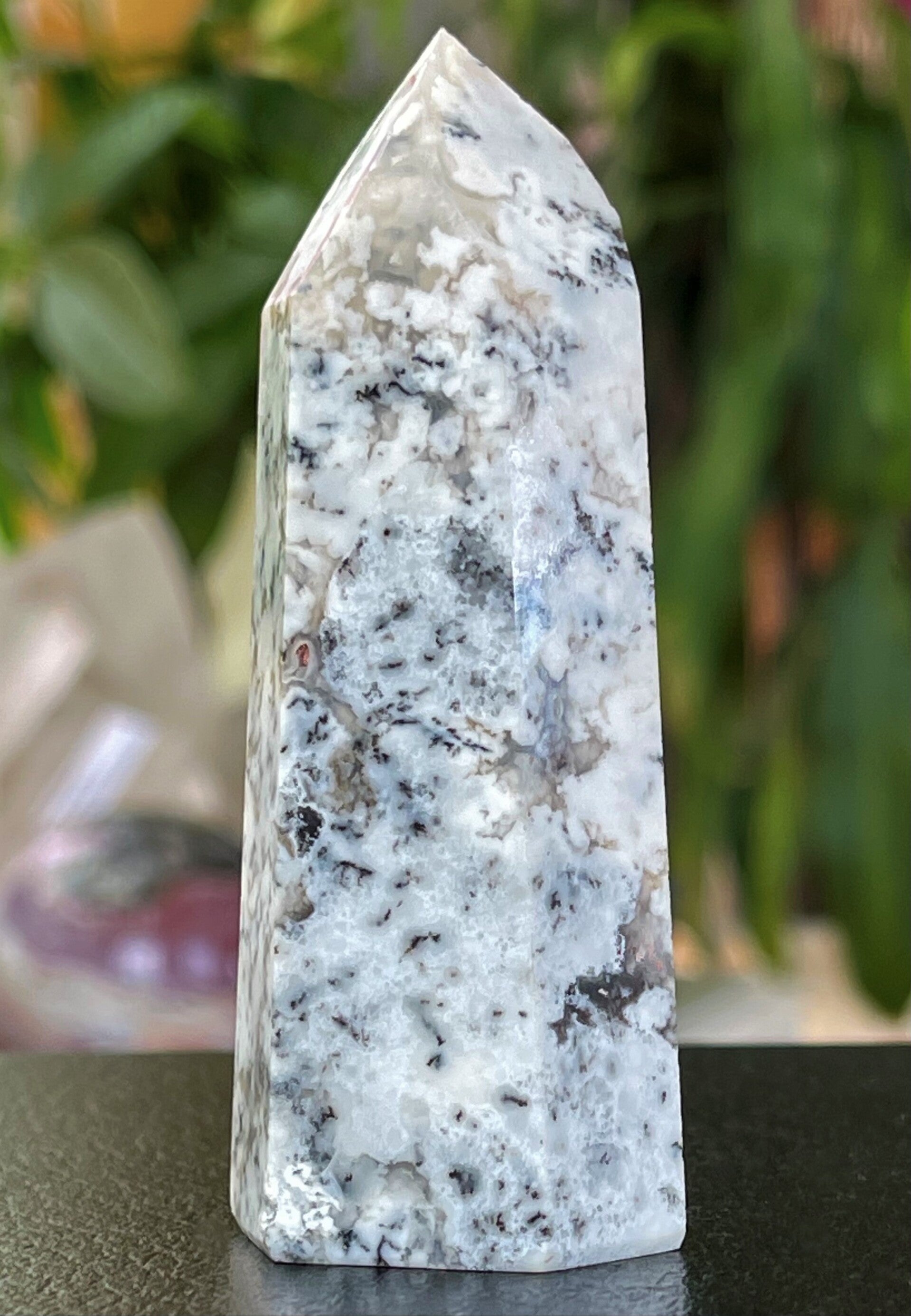 Dendriet Agaat Punt | Jalla Stones - Edelstenen en Mineralen