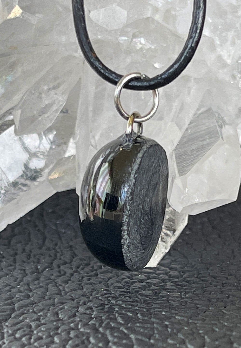 Black Star of Ster Diopsiet Hangertje, met veter | Jalla Stones ...
