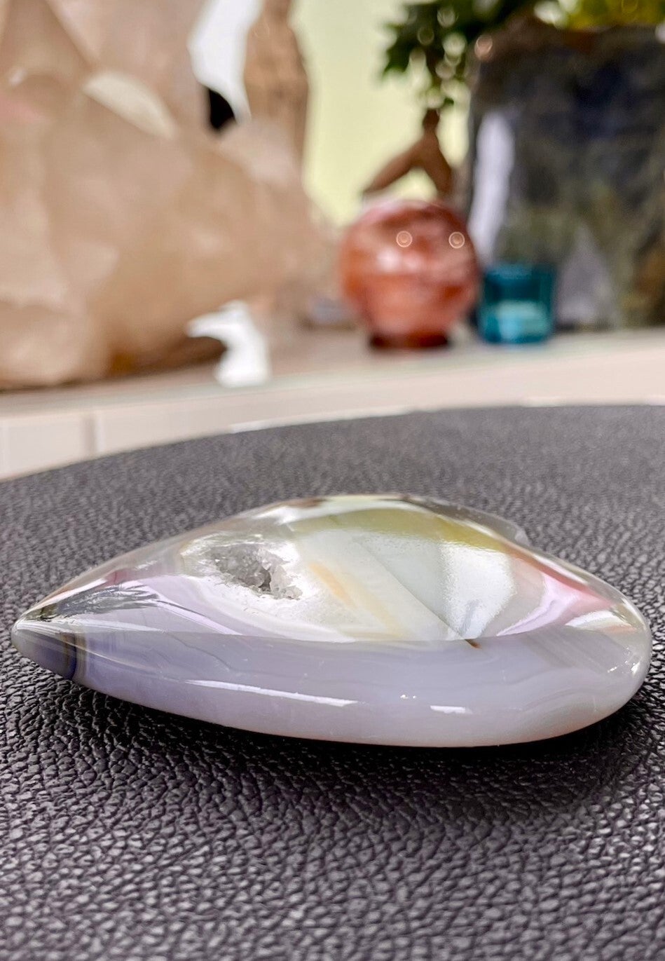 Agaat gekristalliseerd Hart, medium tot groot | Jalla Stones ...