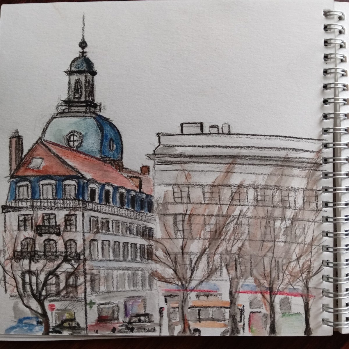 CROQUIS EXTERIEUR | francoisepothierpastelliste.com