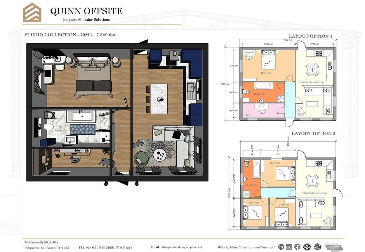 Quinn Offsite - Timber Frame Modular Homes, Ireland, Northern Ireland.