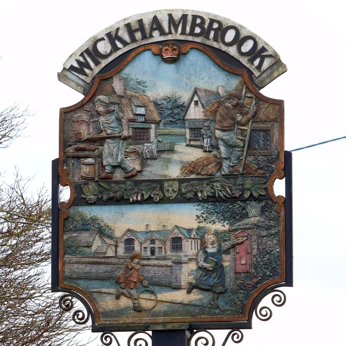 Wickhambrook | Suffolk Village Signs