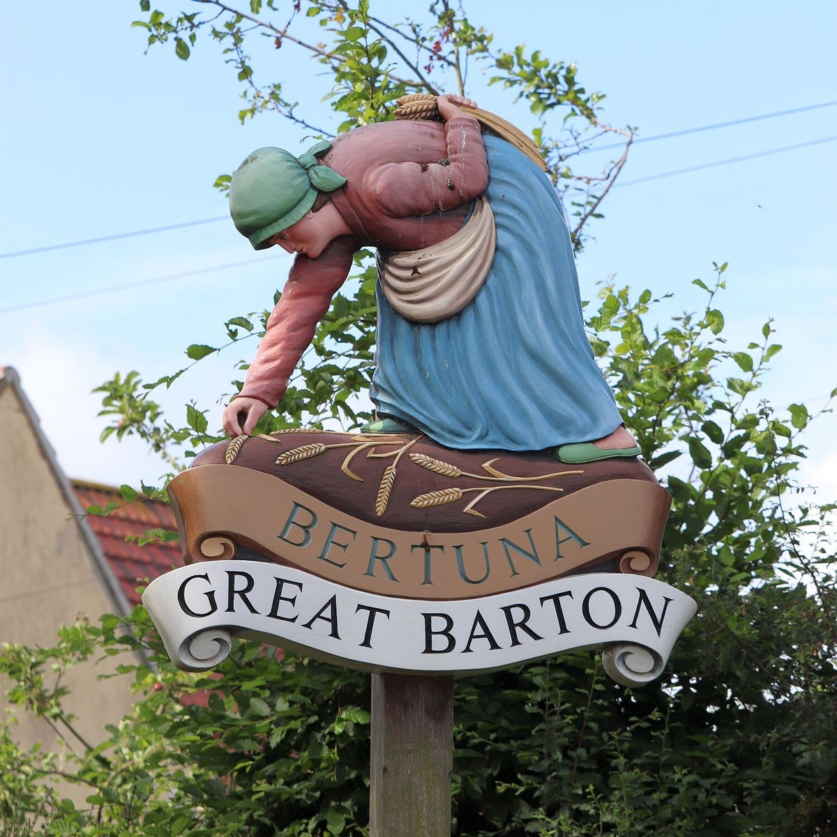 Great Barton | Suffolk Village Signs Great Barton | Suffolk Village Signs