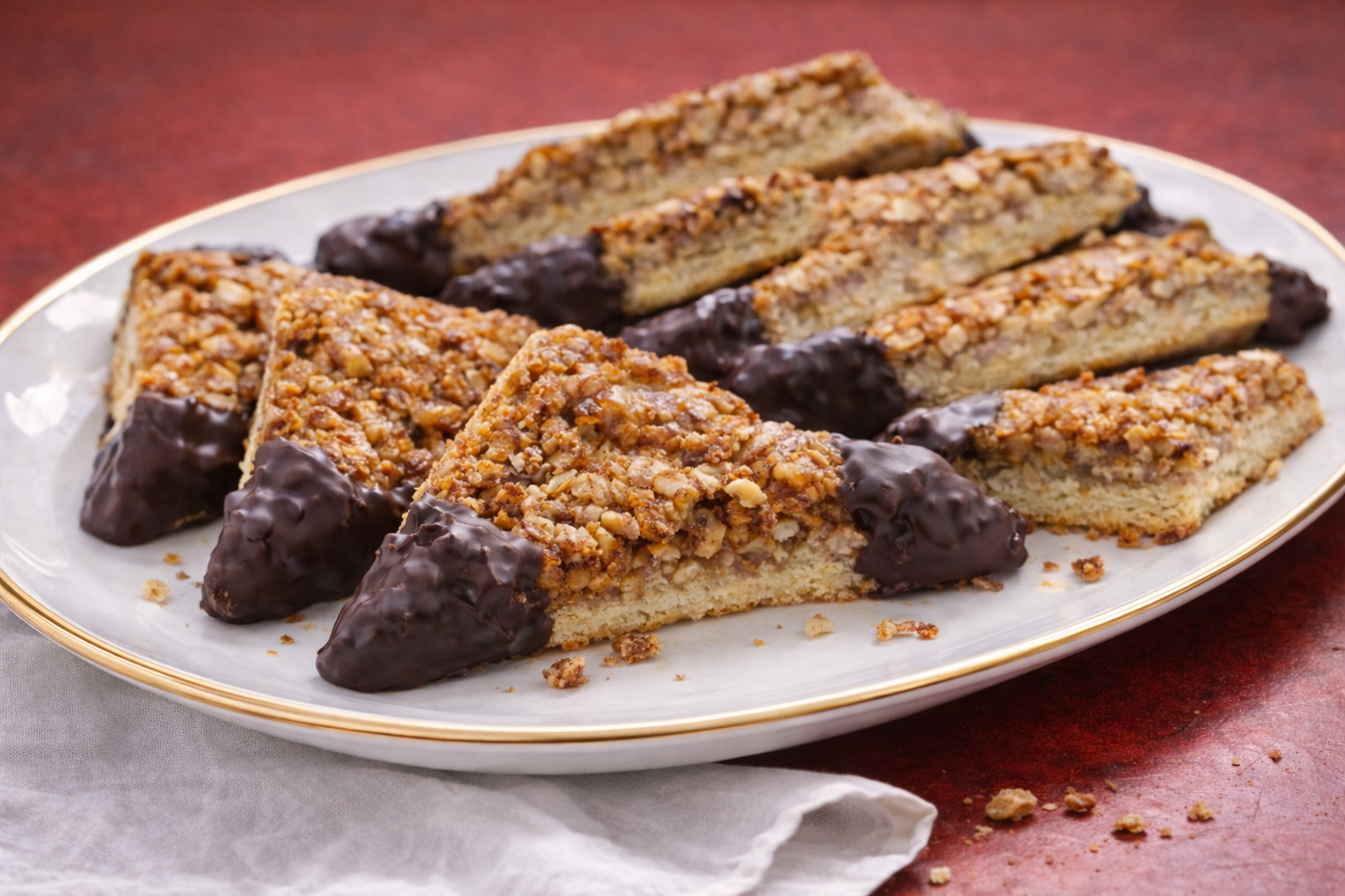 Nussecken (German Nut Corners) (6-pack) | Oma Gisi’s German Bakery