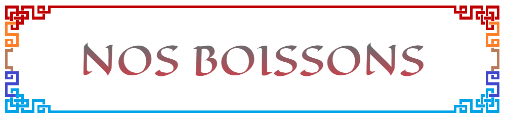 LES BOISSONS | SUNBOO FRANCE