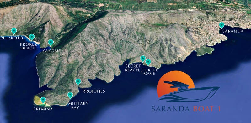 Saranda Boat Tour Destinations