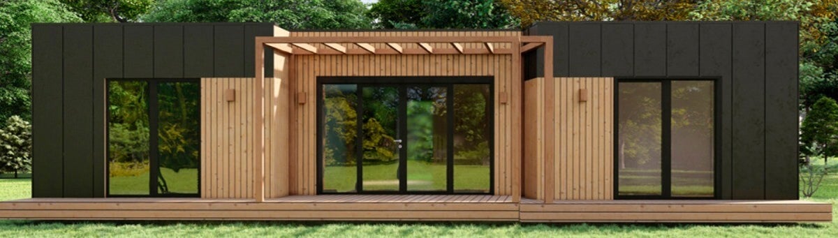 Maison ossature bois en kit / Maison Préfabriquées livrée montée ou en ...