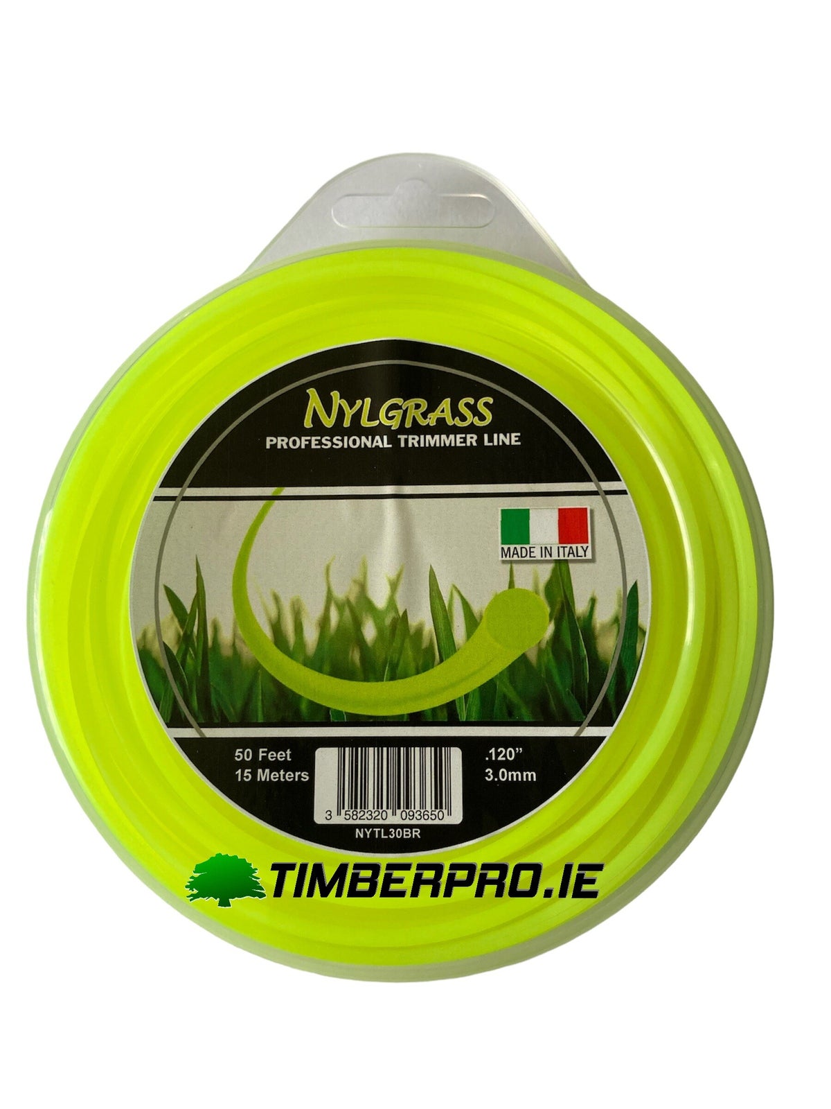 Nylon Strimmer Line 3.0mm Round - 15 Metres | Timberpro.ie