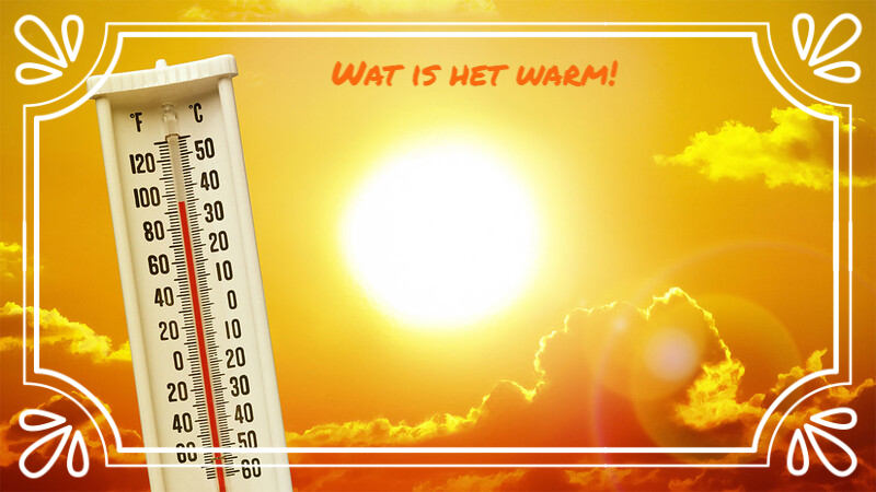 Wat is het warm. / ZOMER: | Beeldendegedichten.nl