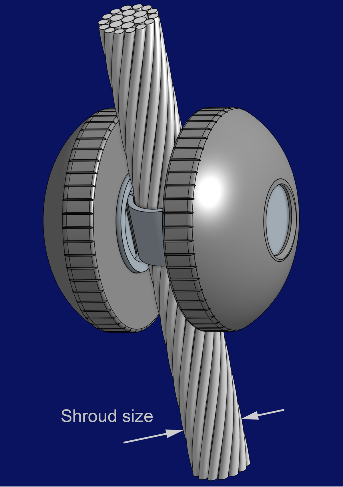 Button shroud cleat | Rally & Regatta