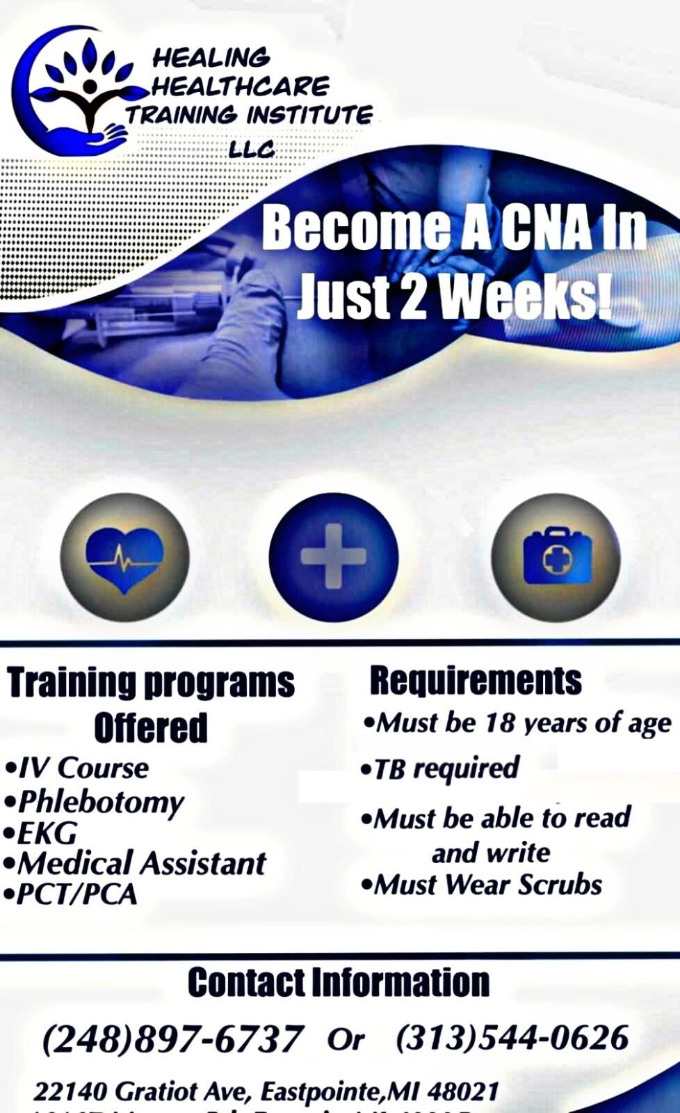 Healing Healthcare Training Institute, LLC