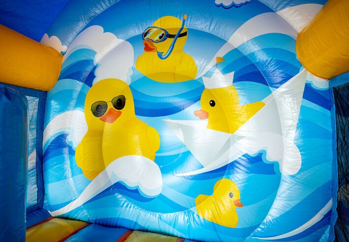 Rubber Duck Springkasteel Te Huur Zele!