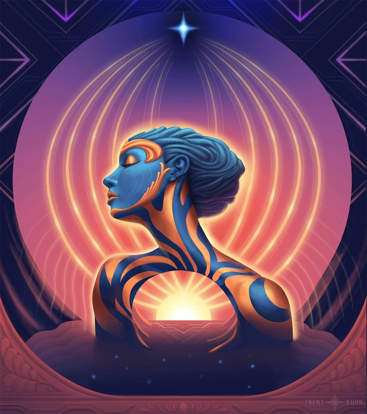 Insluiting van het ‘zelf’, de aardse wedergeboorte van een kosmisch ...