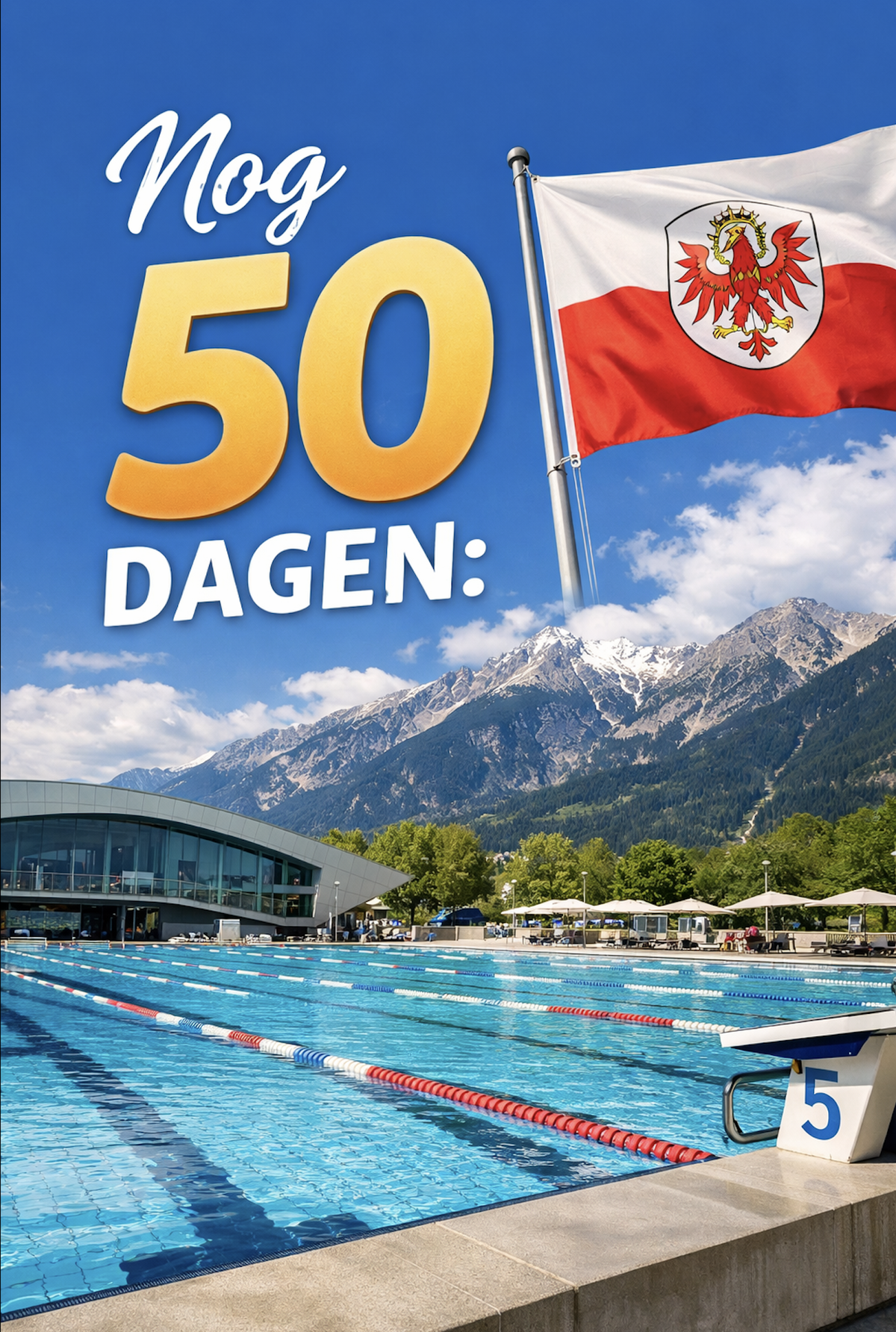 Nog 50 Dagen tot Int. Swimmeet Innsbruck / NIEUWS | Wahoo Swimming