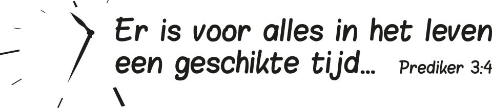Muursticker 191110 - Prediker 3:4 | Vision Uitgeverij