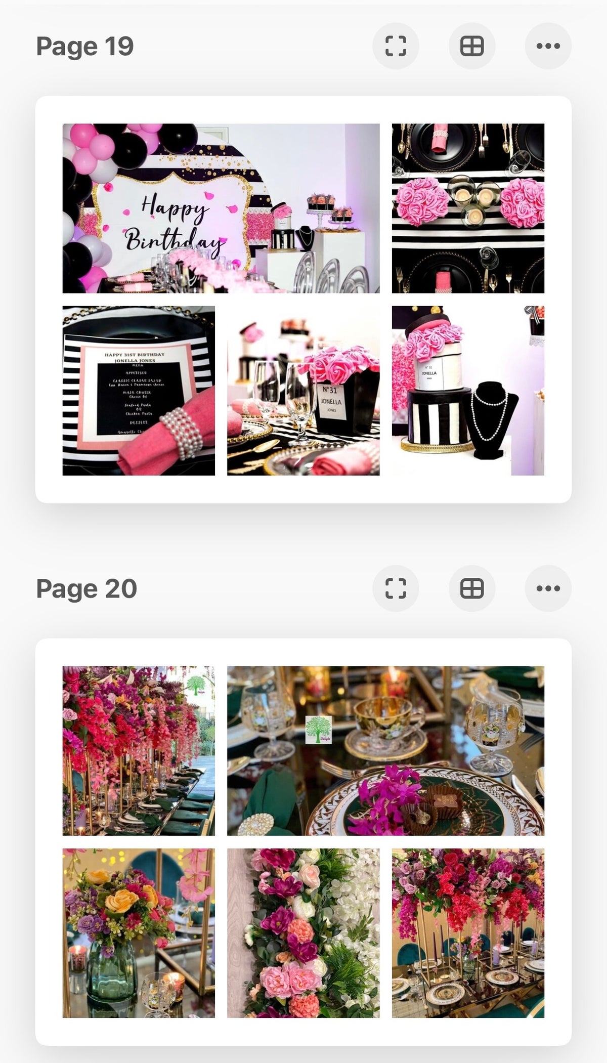 IDEA BAR Event decor catalog | IDEA BAR EVENTS & RENTAL