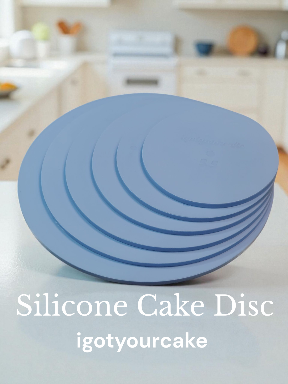5.5-inch/7.5-inch/9.5-inch set of Silicone Cake disc | Silicone Cake Disc