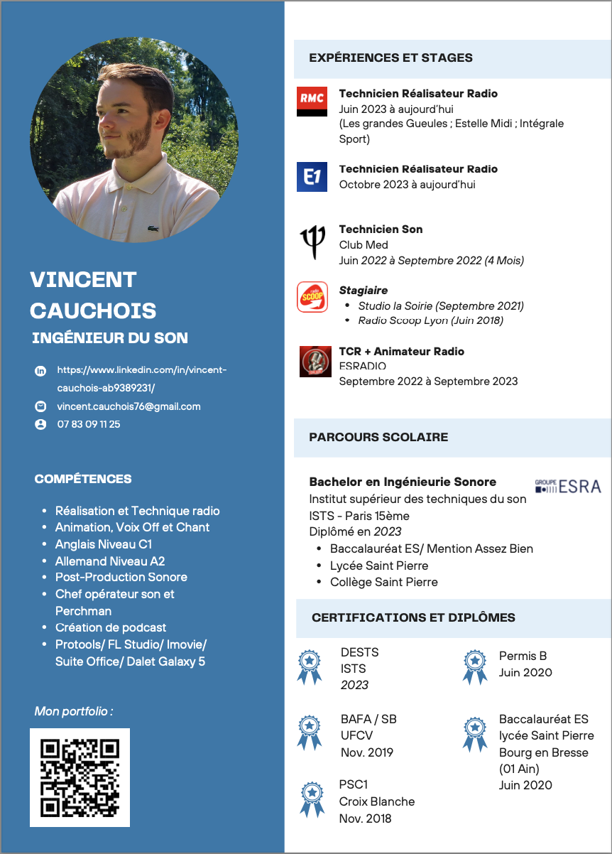 A propos | Vincent Cauchois