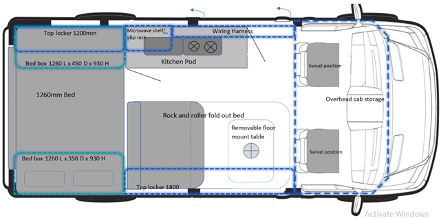MWB Sprinter 2006-2018/ MWB Crafter 2006-2017 / Van Selector | VANZ ...