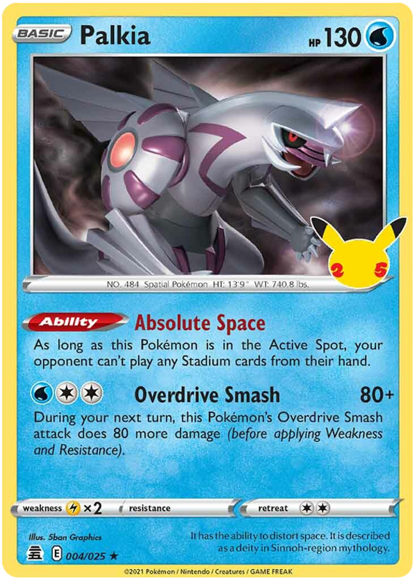 Palkia Celebrations 004/025 | pokemongigant.nl