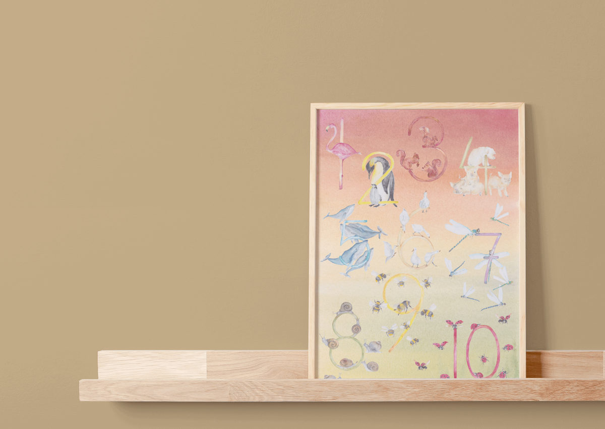 Cijferposter A3 | anna's atelier