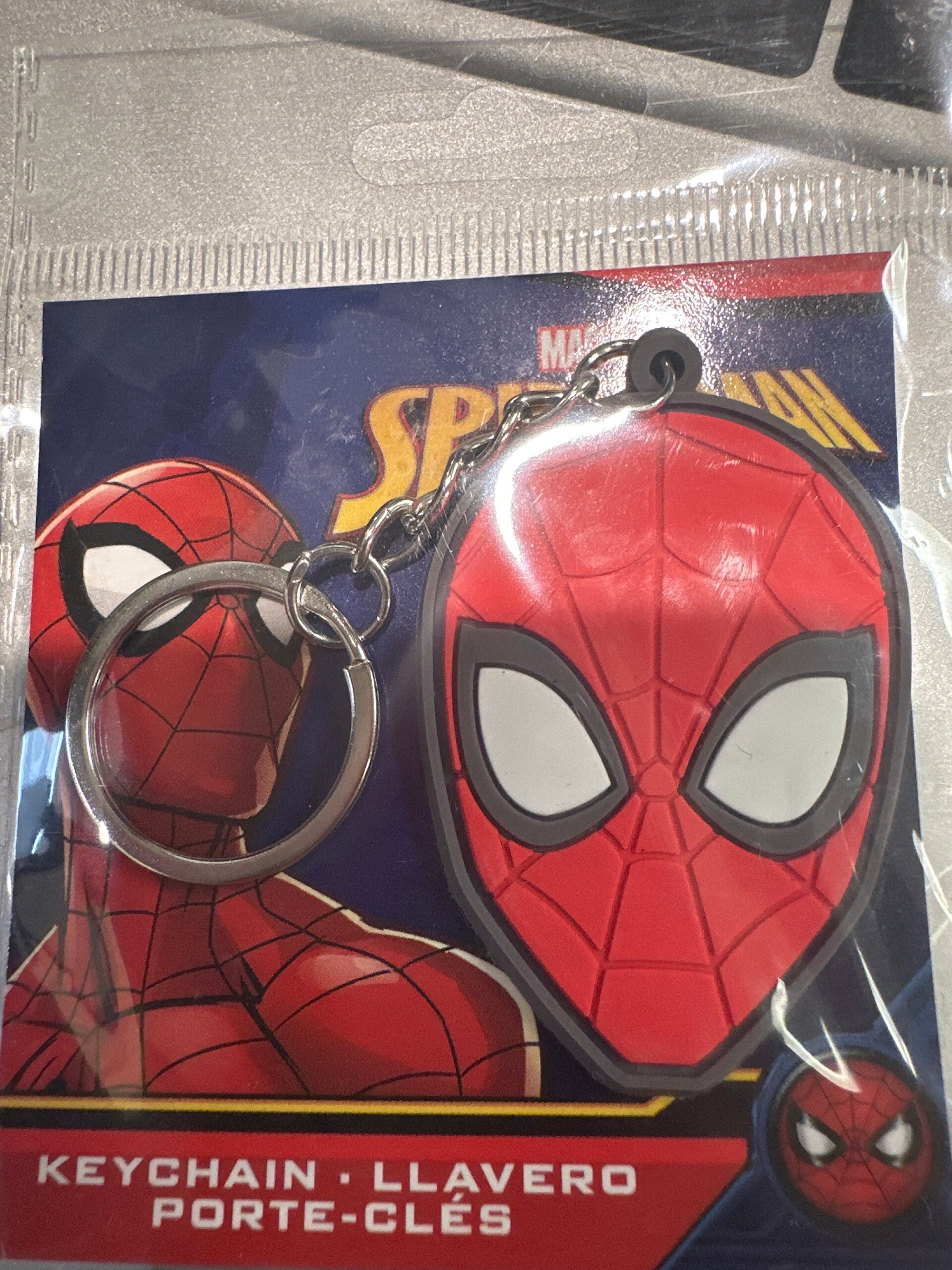 Spider-man face keyring | The Geek The Witch The Wardrobe