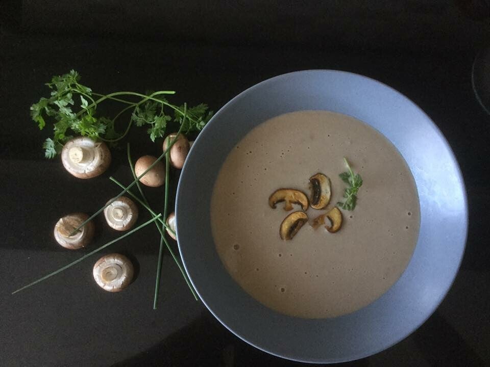 Champignonsoep / Soep / Recepten | Dominique kookt met de Thermomix
