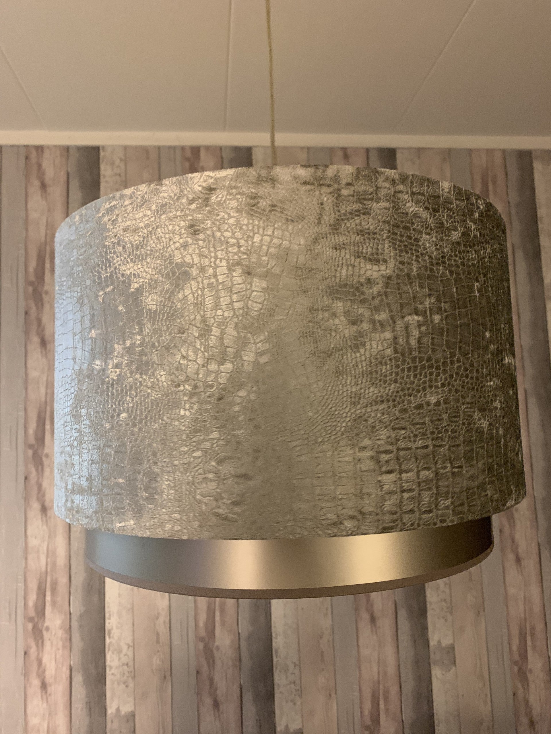 dubbele lampenkap croco 02